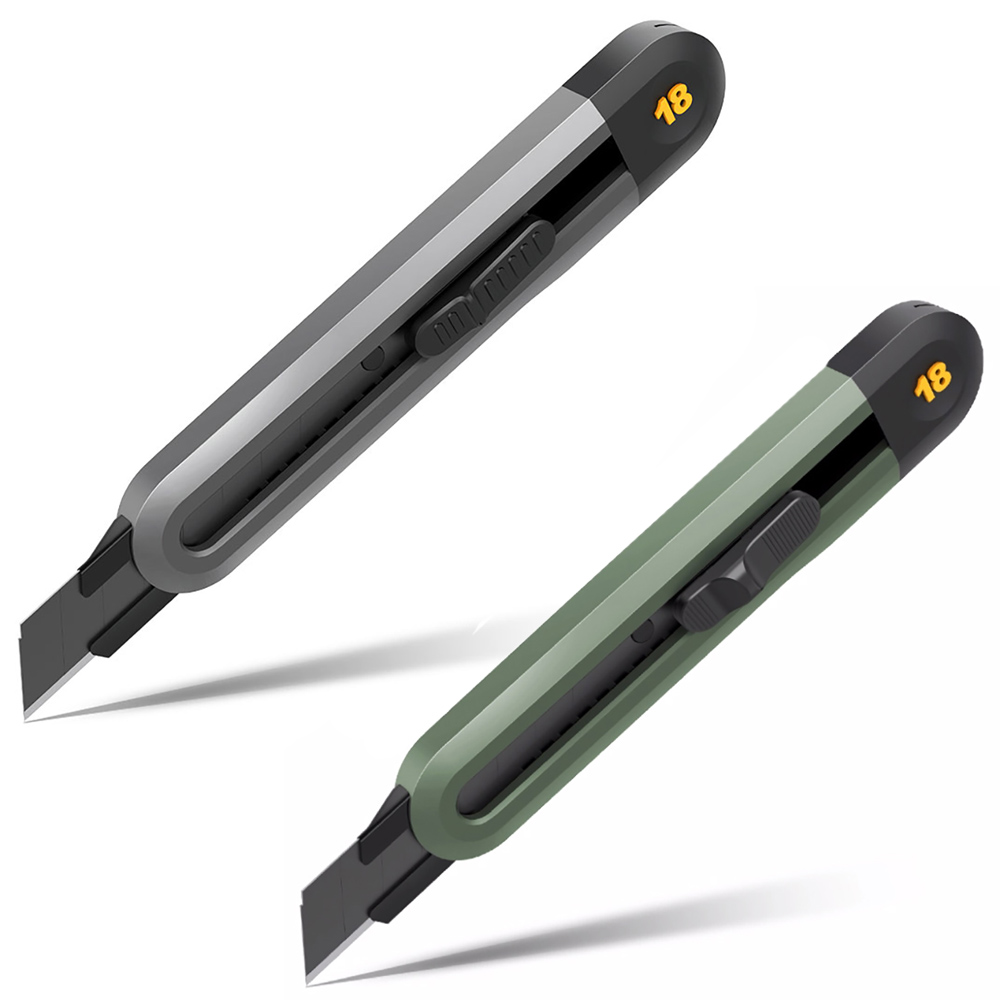 Cutter mare 18 mm, sina metalica, DELI Home Series | Office Direct