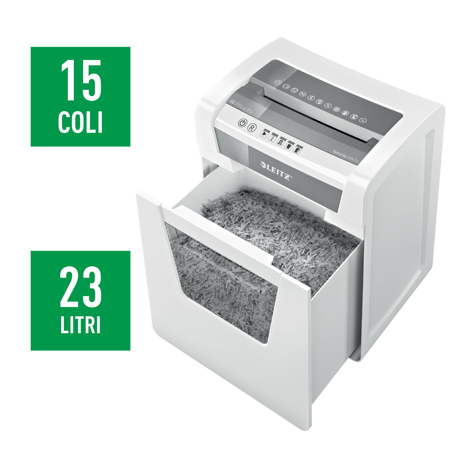 Distrugator hartie LEITZ IQ Office 15 – Office Direct