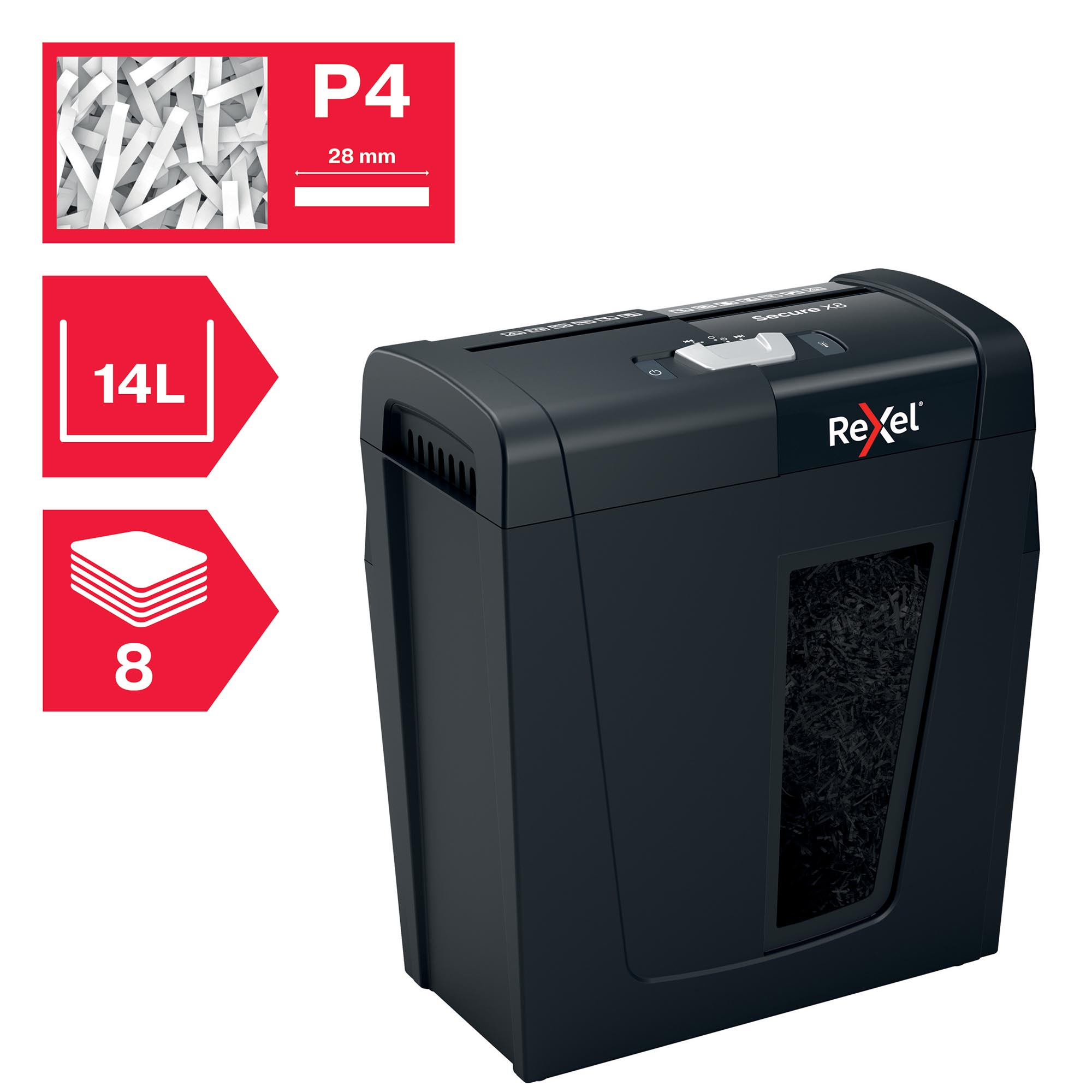 Distrugator hartii REXEL Secure X8 – Office Direct