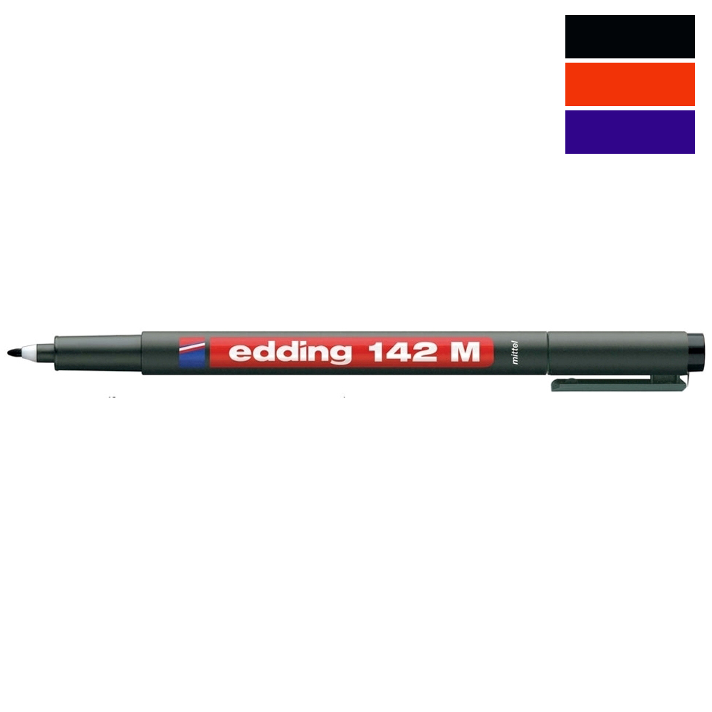 Marker permanent 1 mm, EDDING 142 M | Office Direct