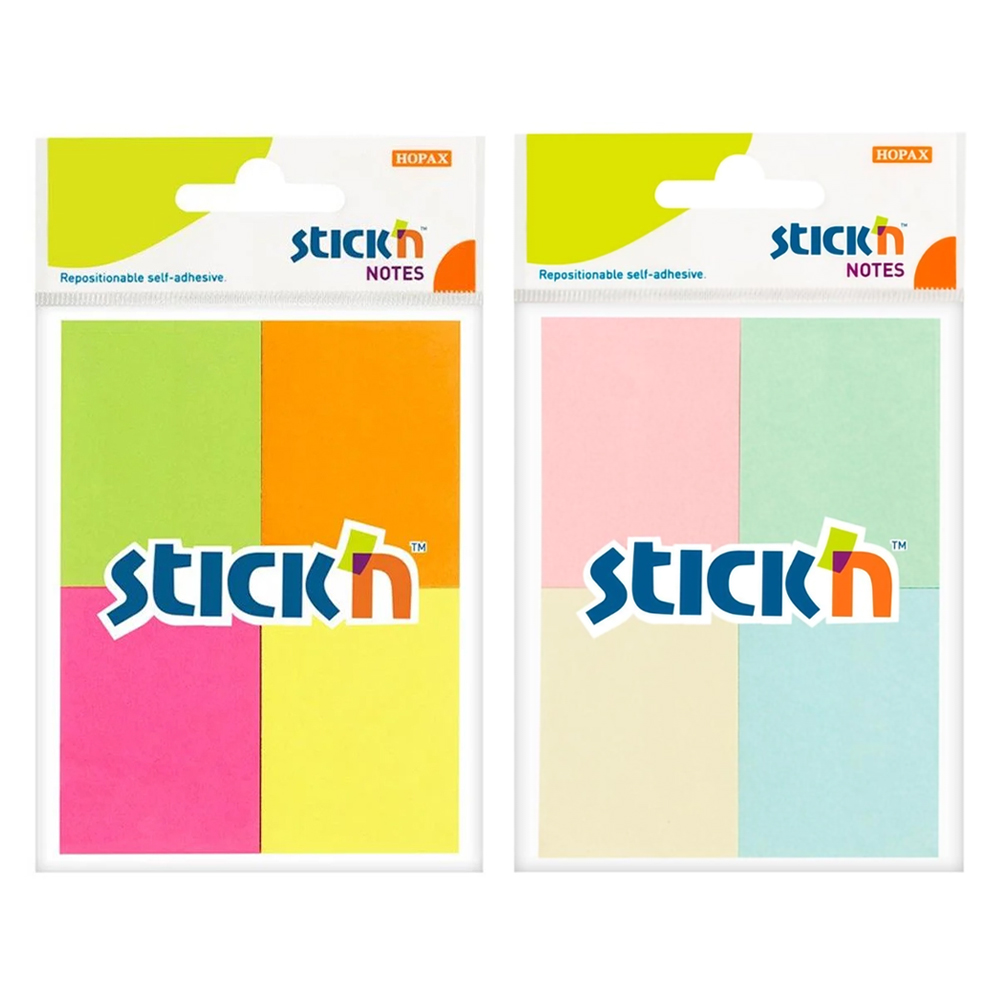 Notes autoadeziv 38x51 mm, 4x50 file/set, Stick'n - Office Direct