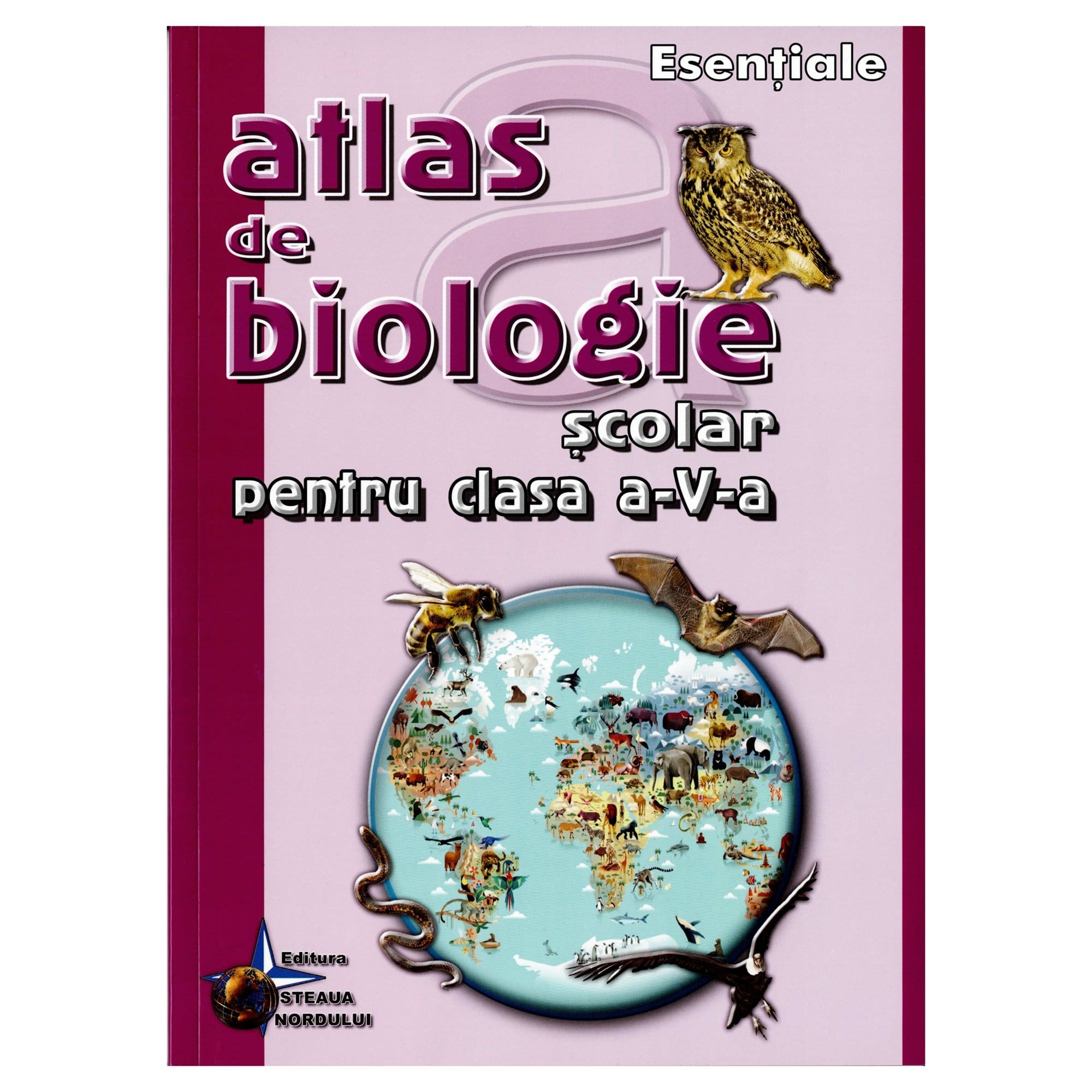 Atlas biologie scolar pentru clasa a-V-a