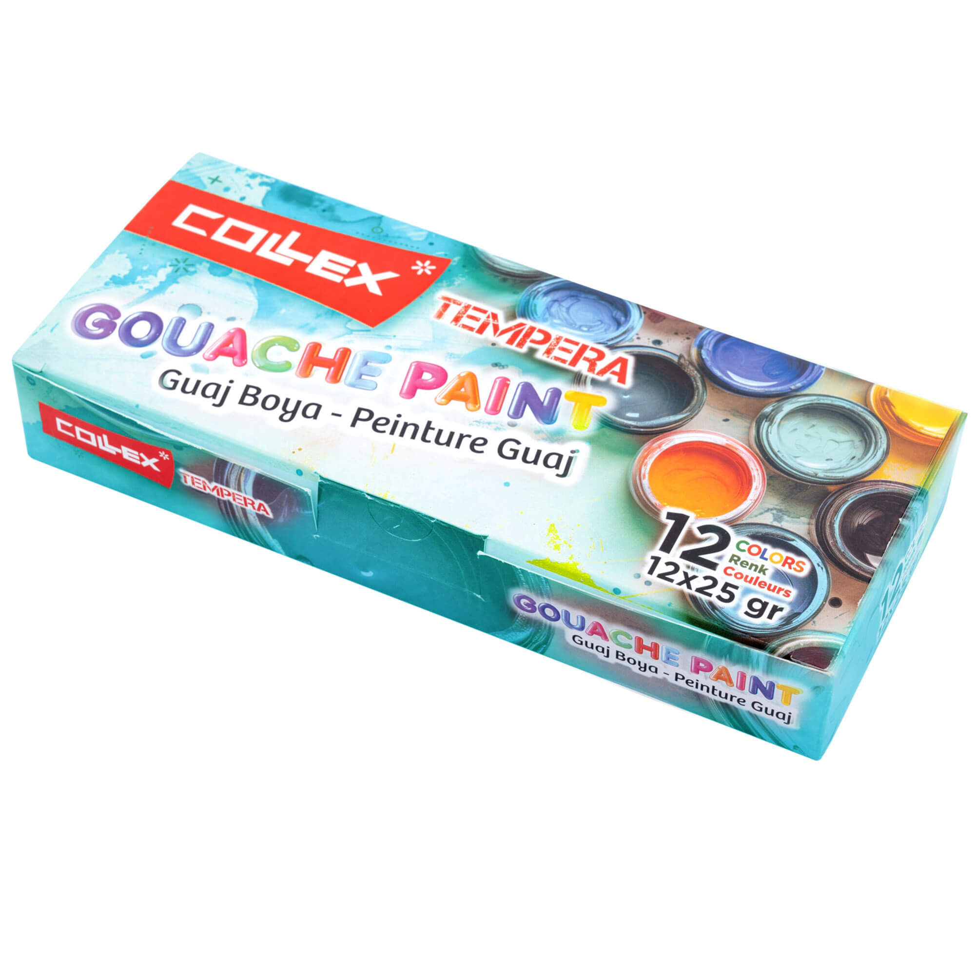 Tempera pictura COLLEX, 12 buc/set - Office Direct!