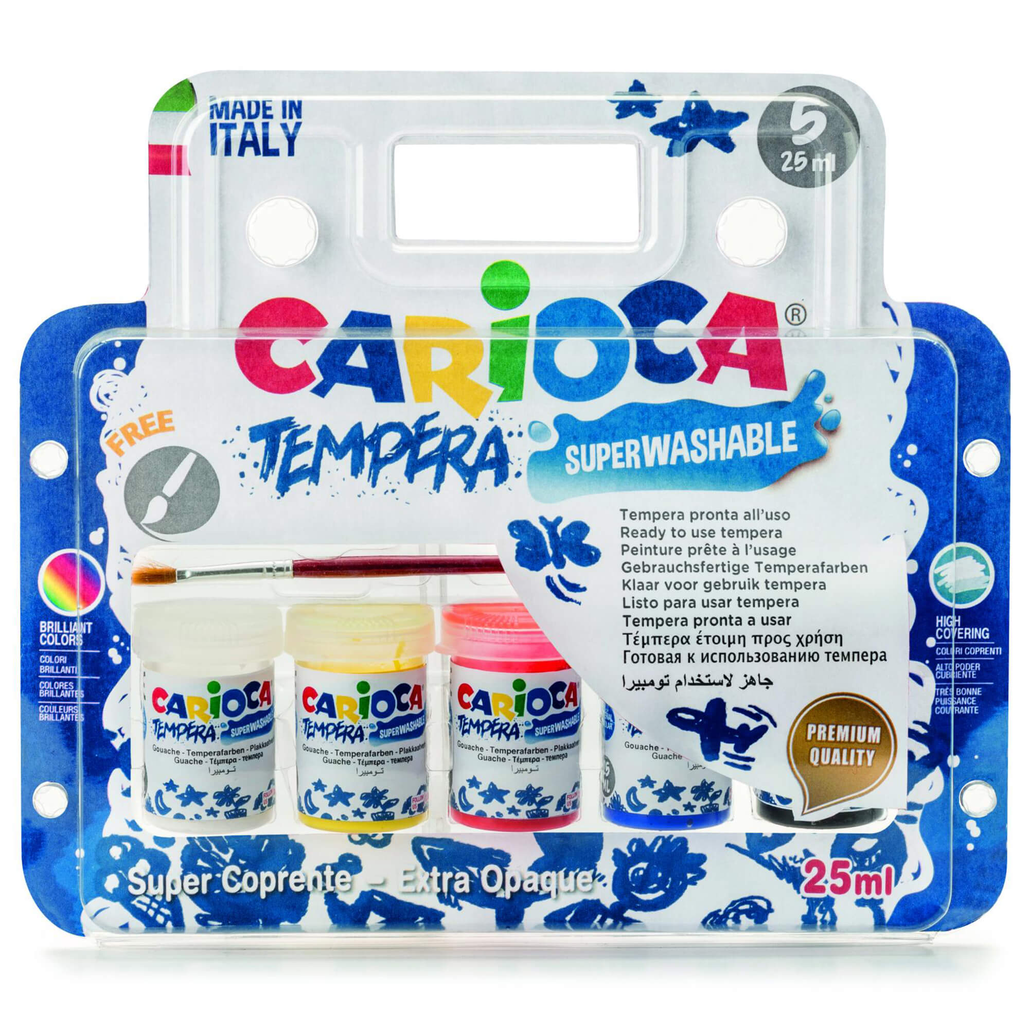 Tempera CARIOCA, 5 tuburi/set – Office Direct