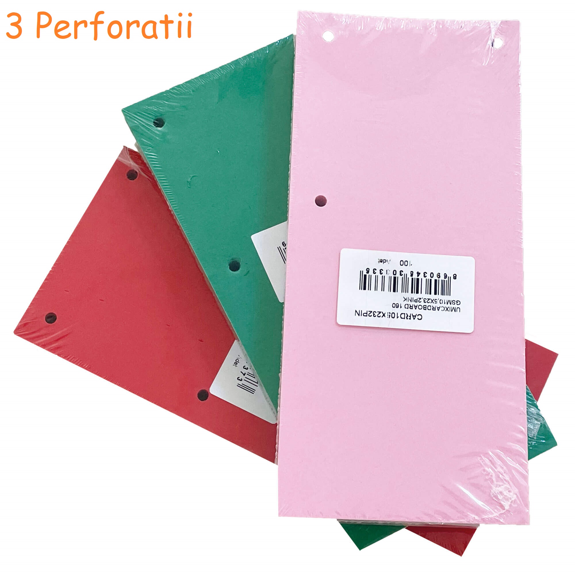 Separatoare biblioraft, 3 perforatii, 100 file/set | Office Direct