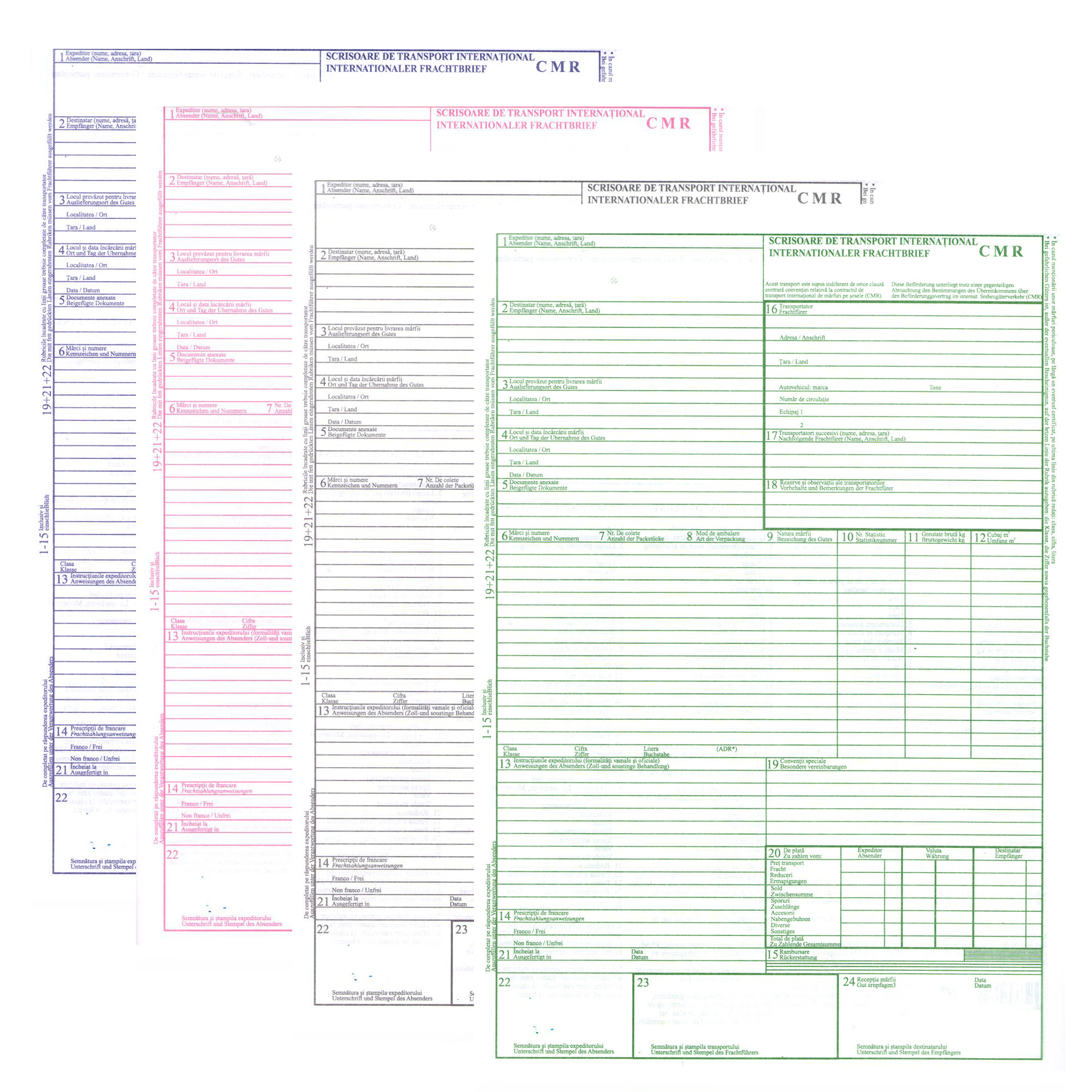 CMR autocopiativ, 4 exemplare - Tipizate | Office Direct